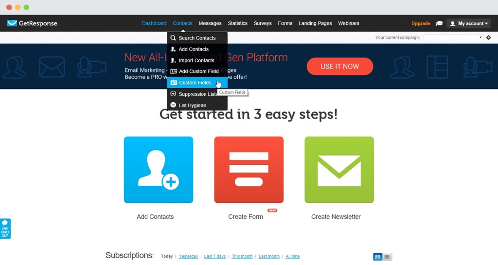How To Sync Multiple Fields Data With GetResponse? – Documentation