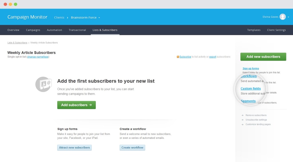 How To Sync Multiple Fields Data With Campaign Monitor? – Documentation