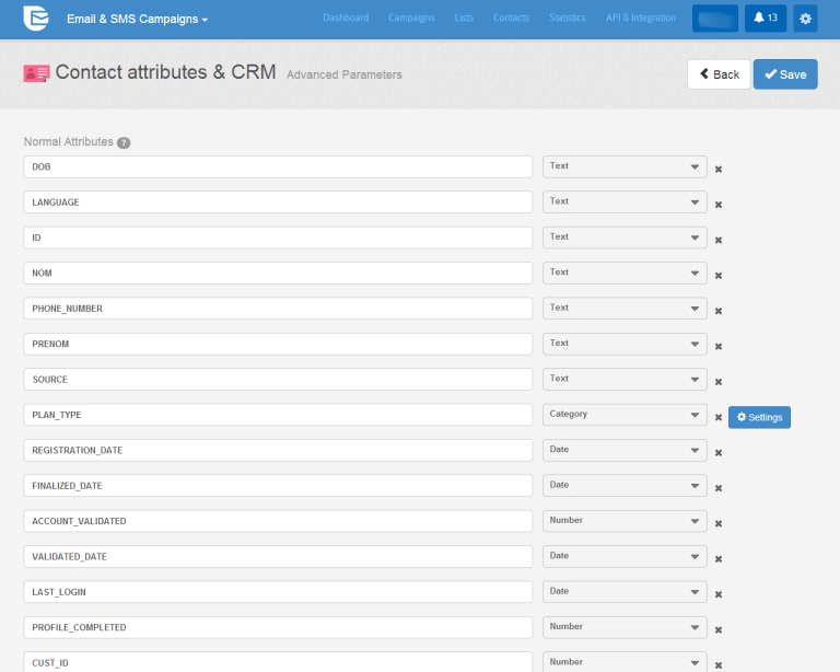 How To Sync Multiple Fields Data With SendinBlue? – Documentation