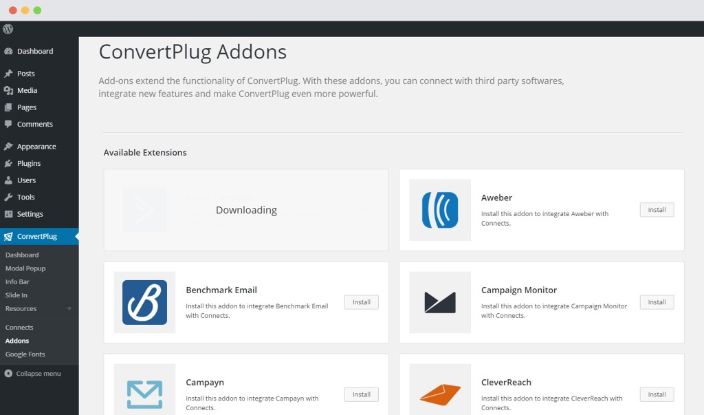 How to Use the ConvertPlug Addon Installer? – Documentation